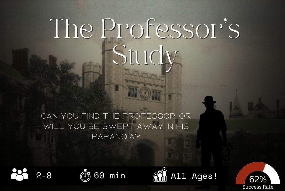 Enigma Escape Rooms: Professor Poster Download